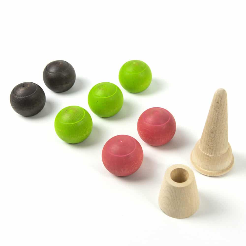 Wooden toy splash! the ice cream balancing act - milaniwood